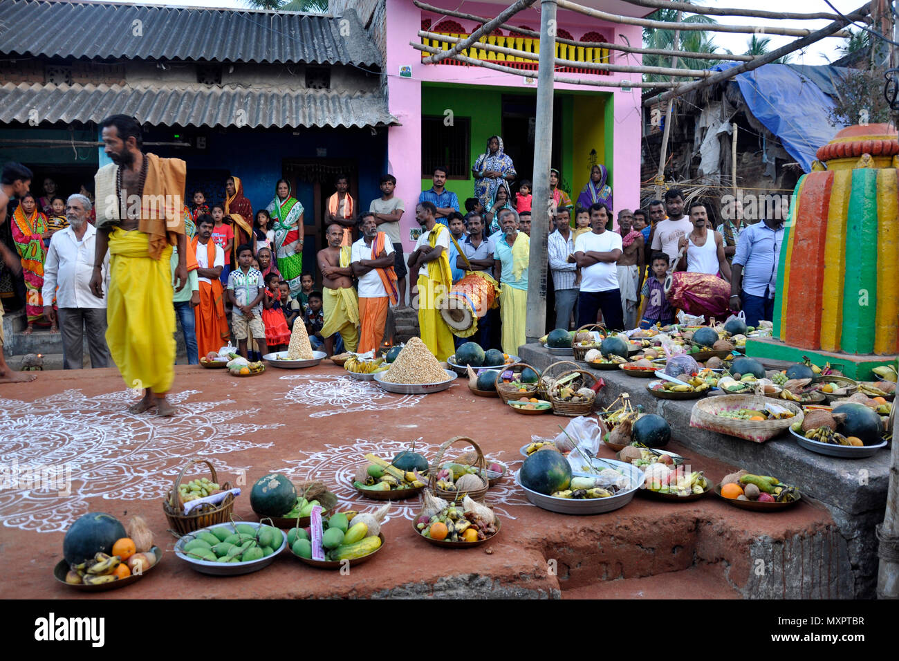 India, Orissa, Ganjam district, Danda Yatra rite Stock Photo - Alamy