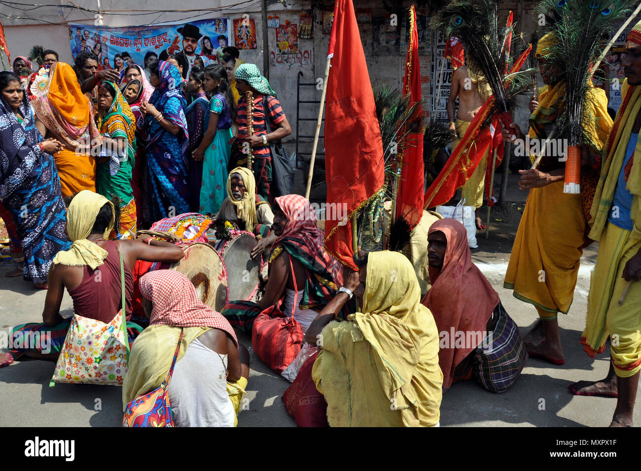 India, Orissa, Ganjam district, Danda Yatra rite Stock Photo - Alamy