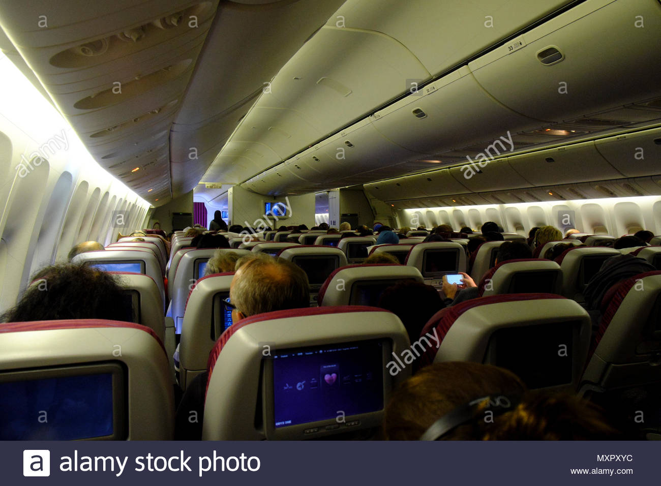 Boeing 777 Interior Stock Photos & Boeing 777 Interior Stock Images - Alamy