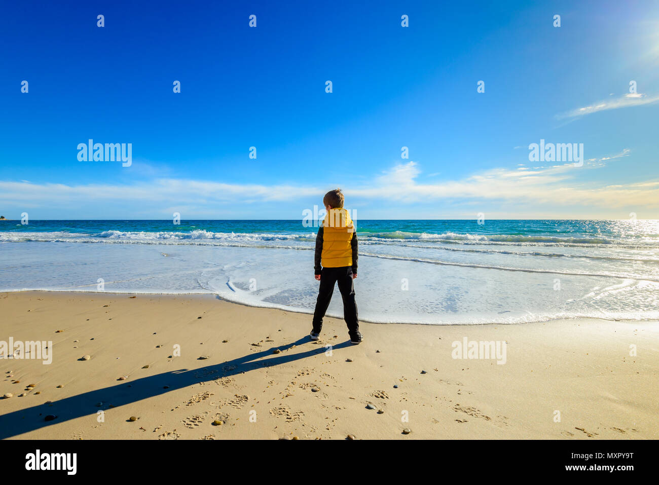 Photo of child daydreaming hi-res stock photography and images - Alamy