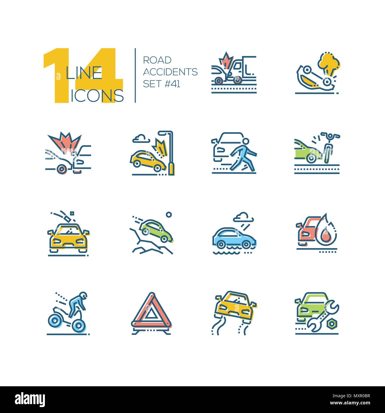 Line icons style weather Stock Vector Images - Alamy