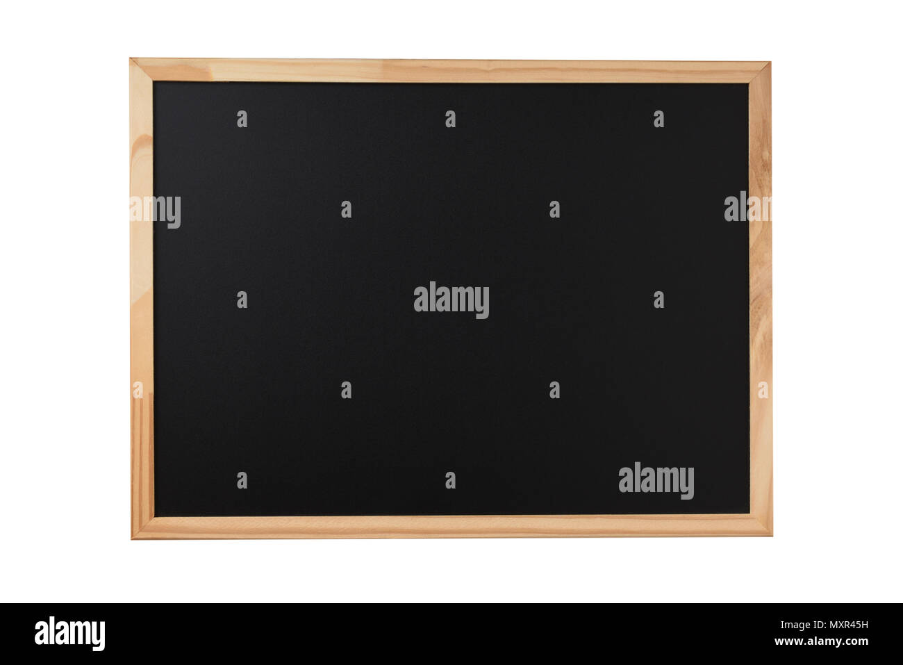 Blackboard on white isolated background,Blank space for text input ...