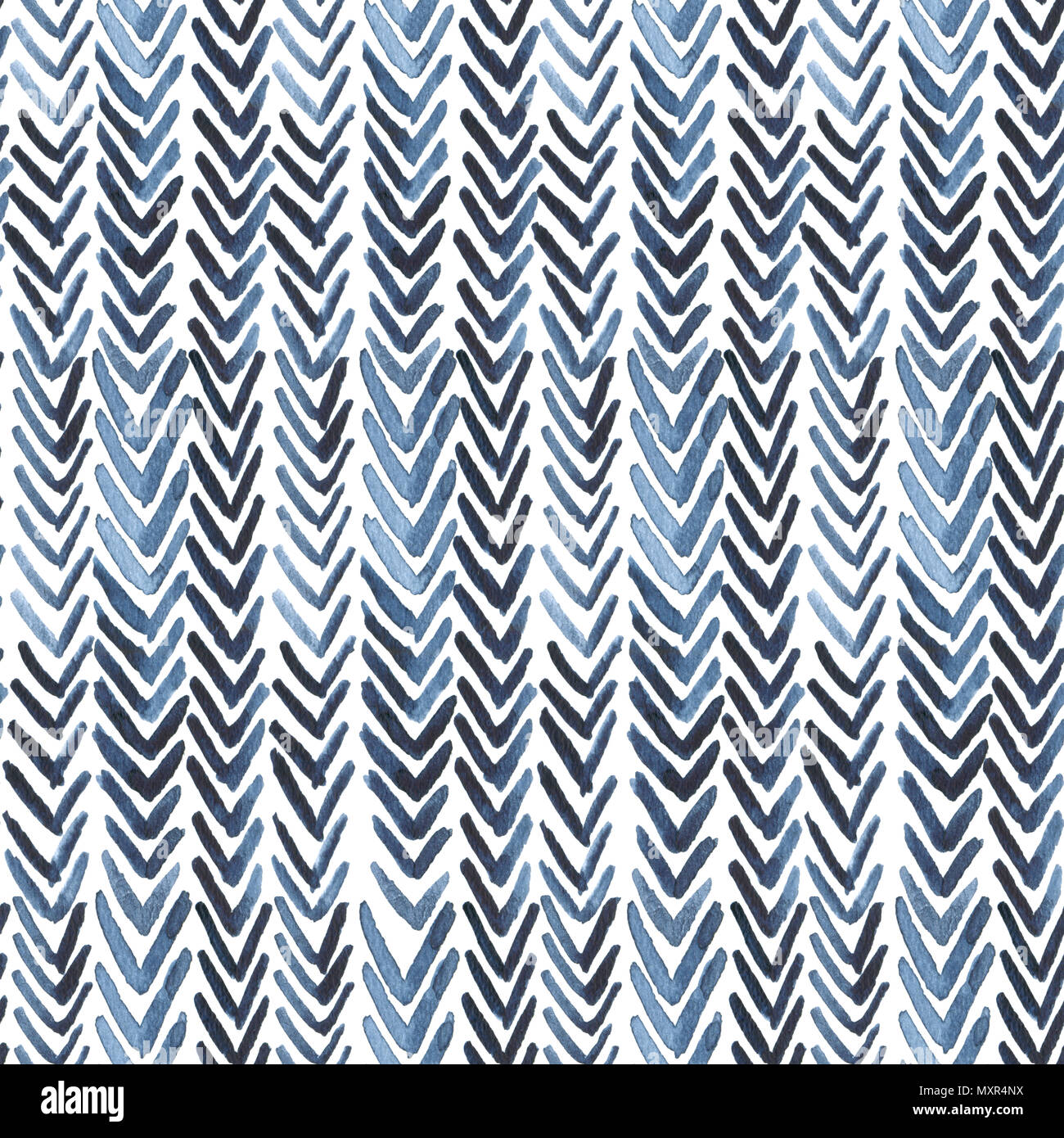 Seamless watercolour pattern with indigo ribs on white Stock Photo - Alamy