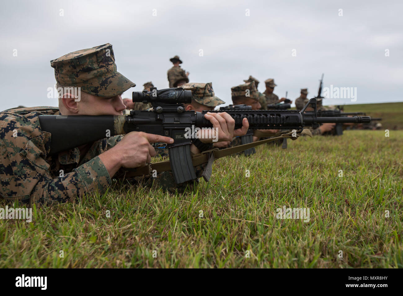 U.S. Marines stationed in Okinawa participate in the Competition in ...