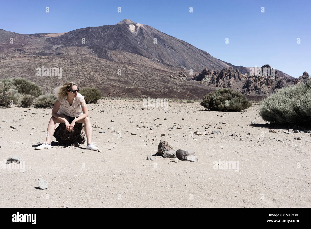 Woman volcano hi-res stock photography and images - Alamy