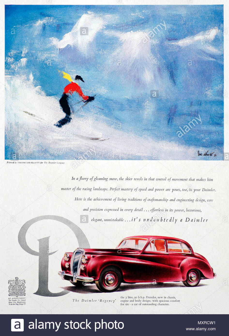 1950's motor ad hi-res stock photography and images - Alamy