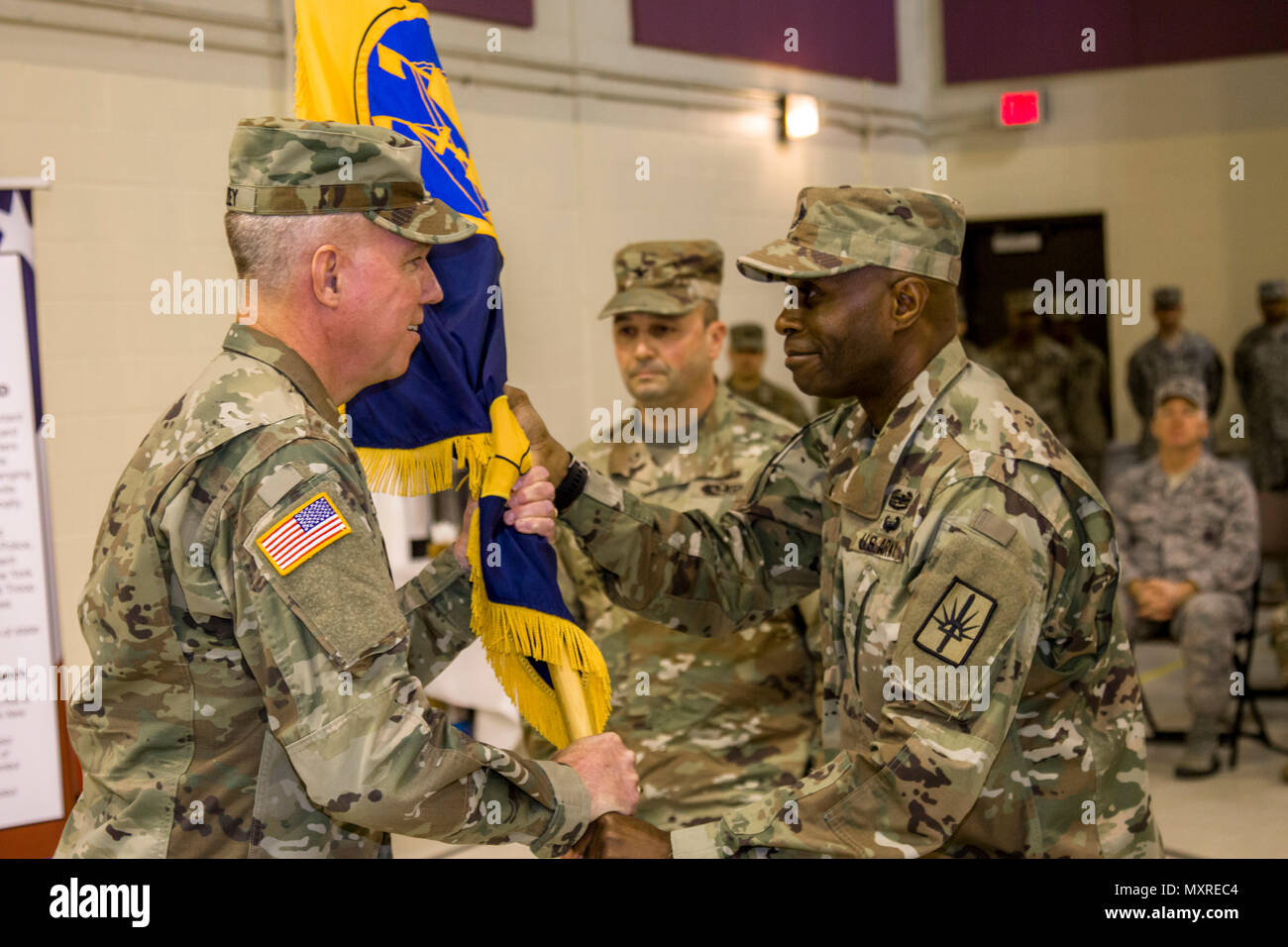 Brig. Gen. Michael Swezey, the outgoing commander of the New York Army ...