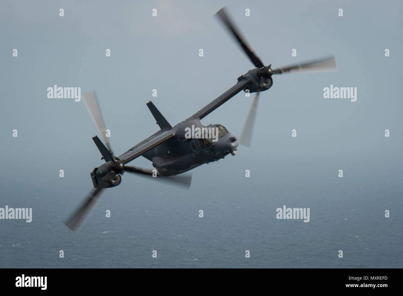 A CV-22 Osprey tiltrotor aircraft assigned to the 8th Special ...