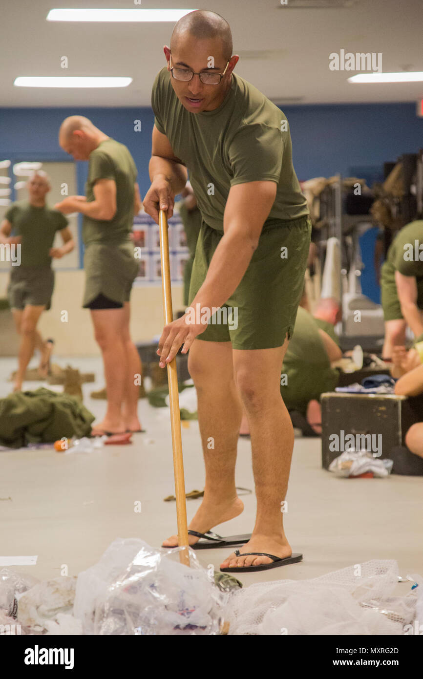 U.S. Marine Corps Rct. Charles Vegerano with Platoon 3002, Company K ...