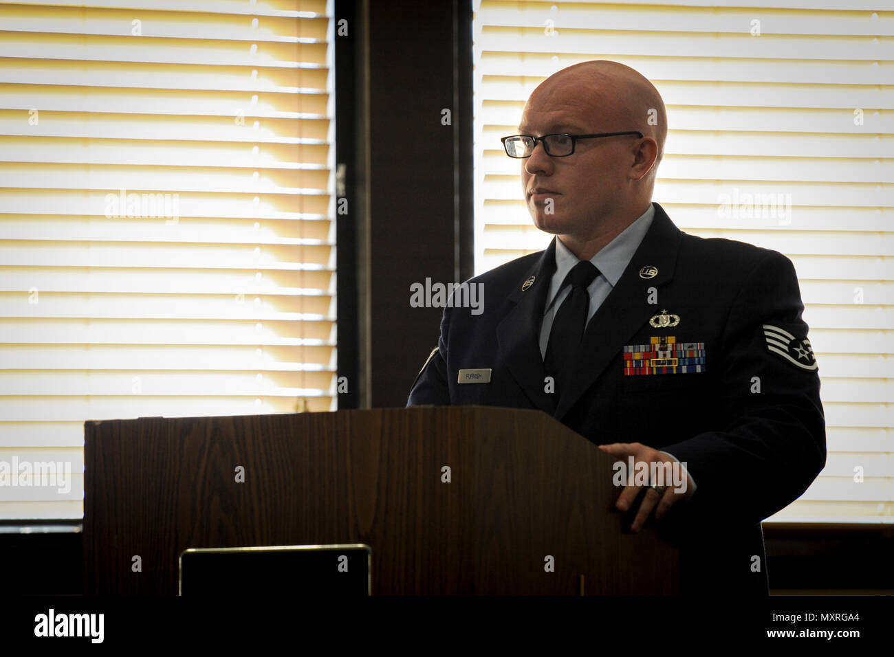 Staff Sgt. Cody Furnish, an aircrew flight equipment craftsman with the ...