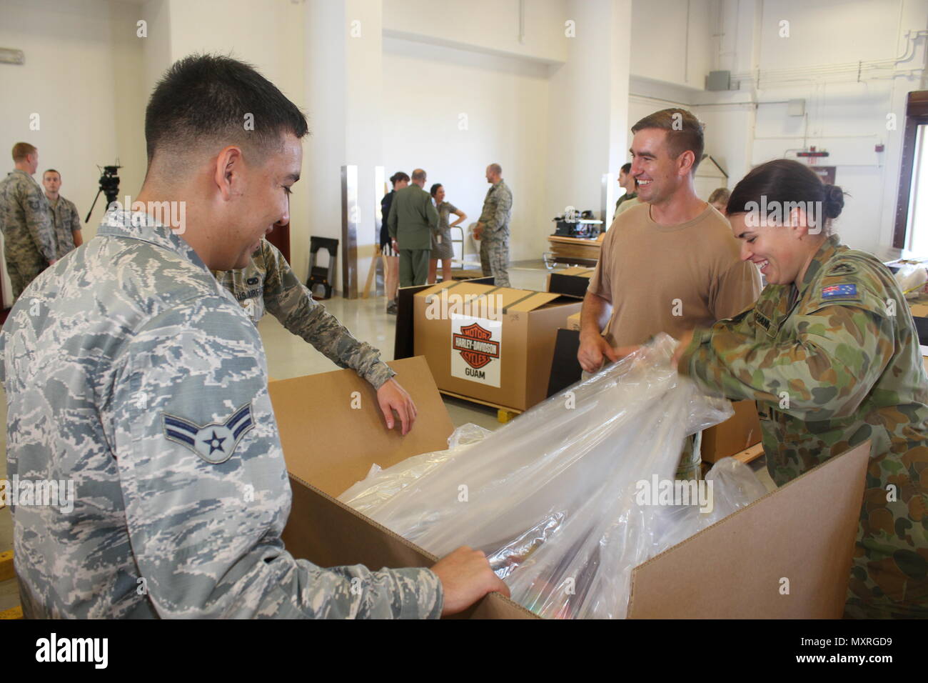 Lance Corporal Simon Grech (centre) and Private Ashleigh Shannon (right ...