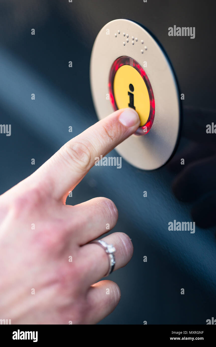 Finger information hi-res stock photography and images - Alamy