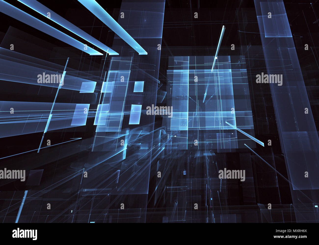 Abstract future technology background - computer-generated 3D image ...