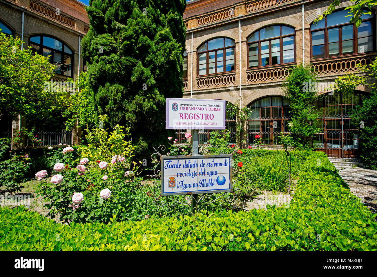 The Town Hall and registration office in Granada, Spain Stock Photo - Alamy