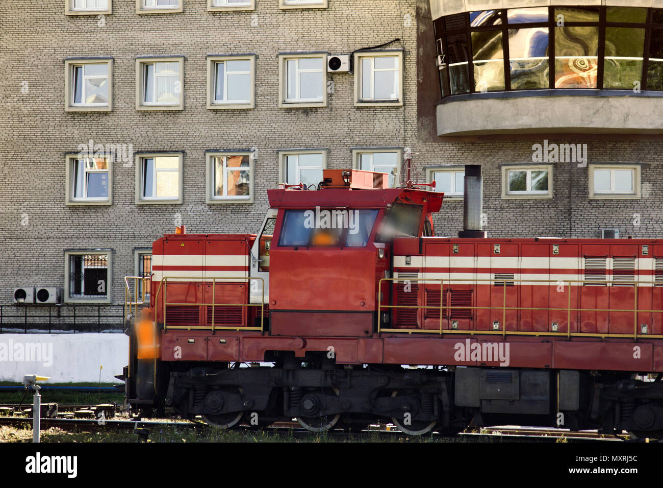 dinkey locomotive and freight station railroad and train dispatching ...