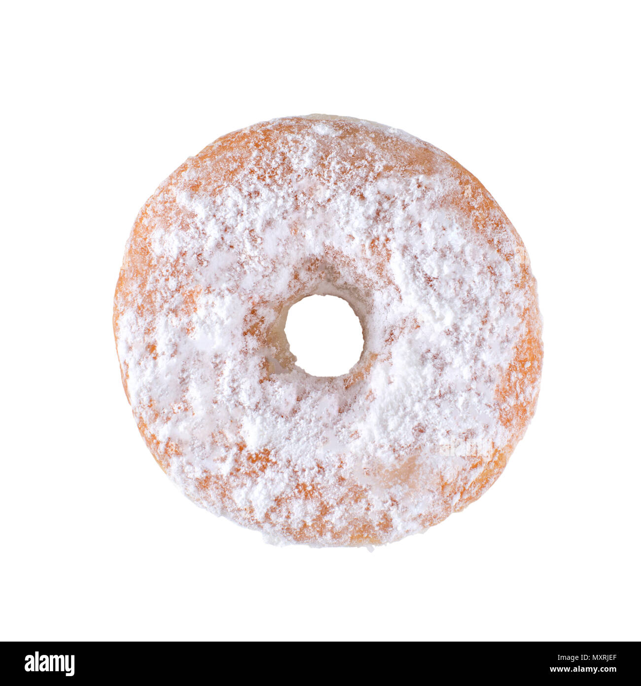 Cake sprinkled white powder Cut Out Stock Images & Pictures - Alamy