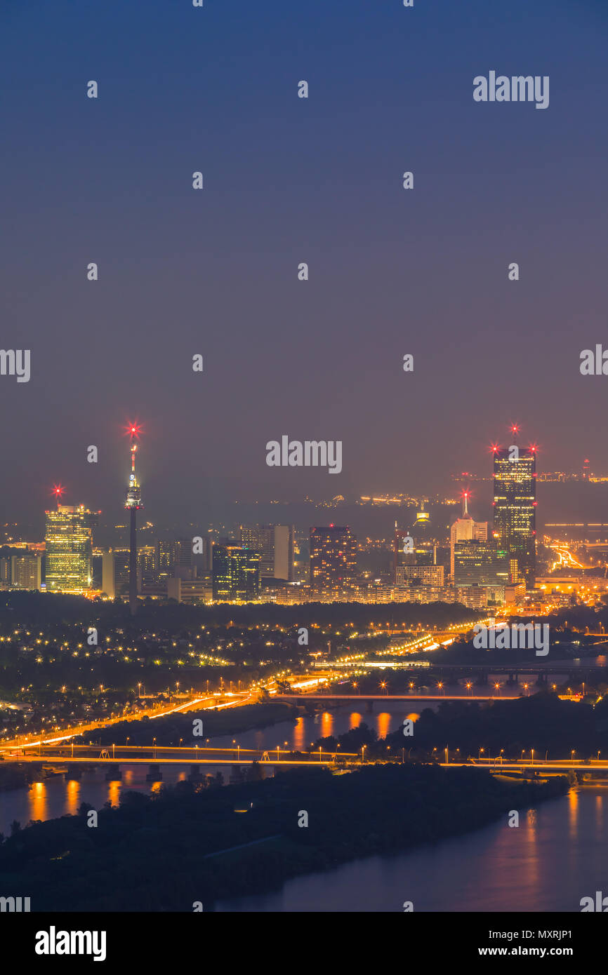 Europe view of vienna from leopoldsberg hi-res stock photography and ...