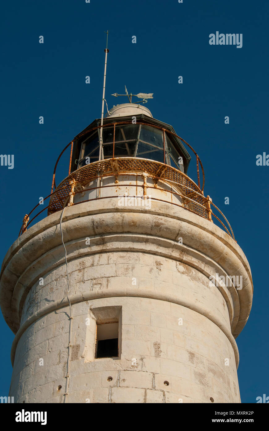 Paphos ancient light house, Paphos, Cyprus Stock Photo - Alamy
