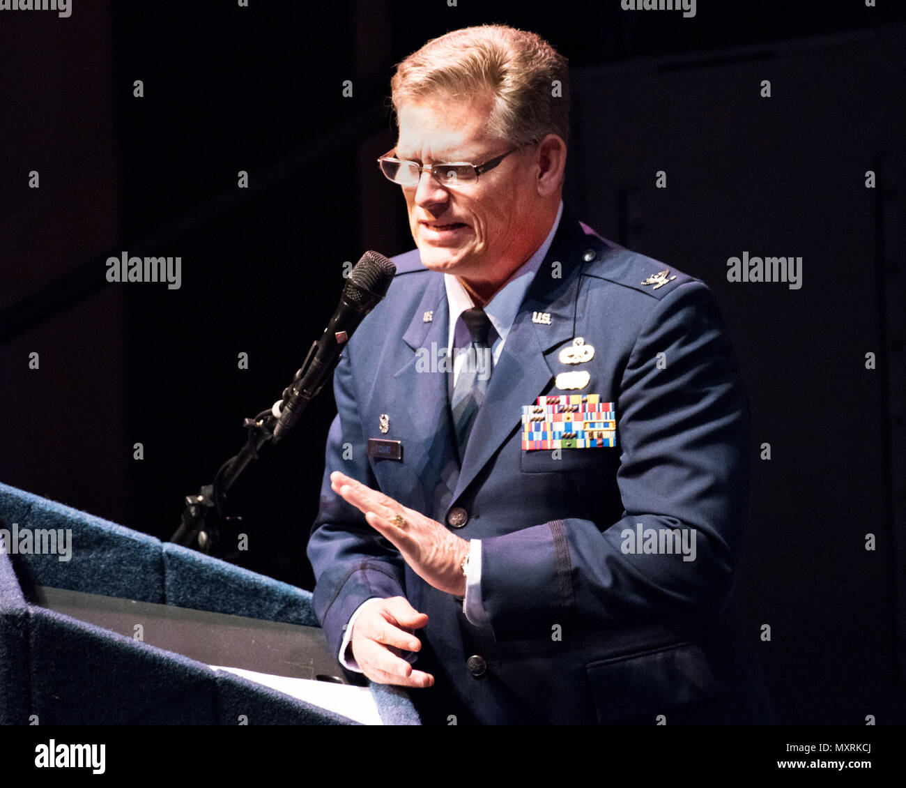 U.S. Air Force Col. Jeffrey Pickard, 349th Maintenance Group commander ...