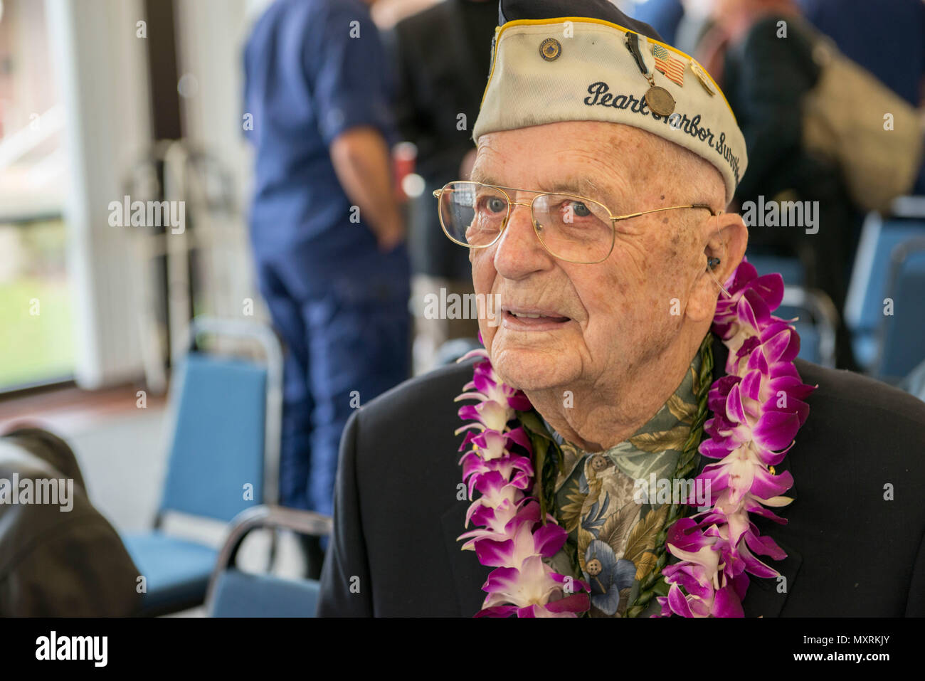 Retired Chief Petty Officer George Larsen attended a Pearl Harbor ...