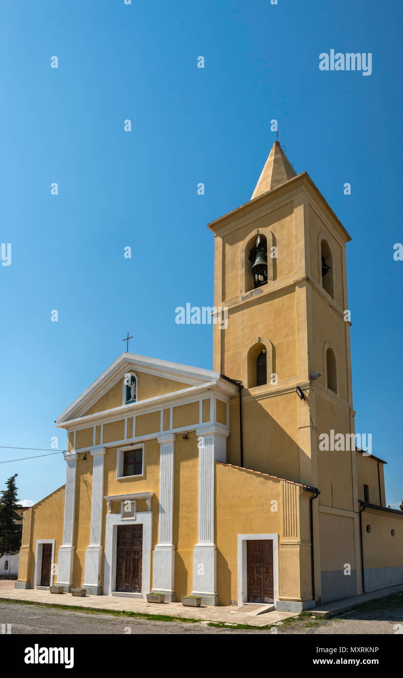 Chiesa Santa Maria di Costantinopoli, 1850, church in hill town of ...