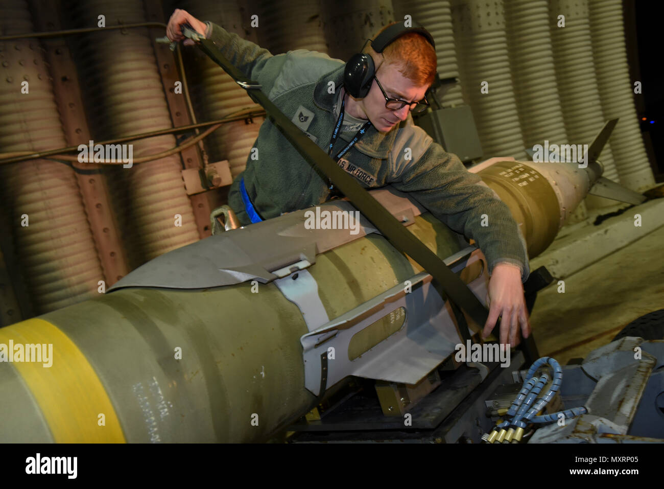 Staff Sgt. Kenneth Gullette, 35th Aircraft Maintenance Unit weapons ...