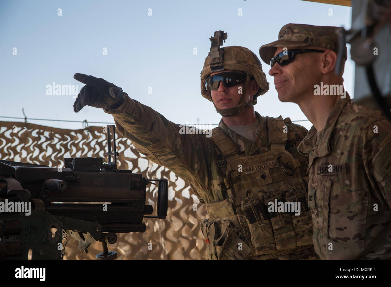 U.S. Army Spc. Jordan Markham, Apache Troop, 1st Squadron 75th Calvary ...