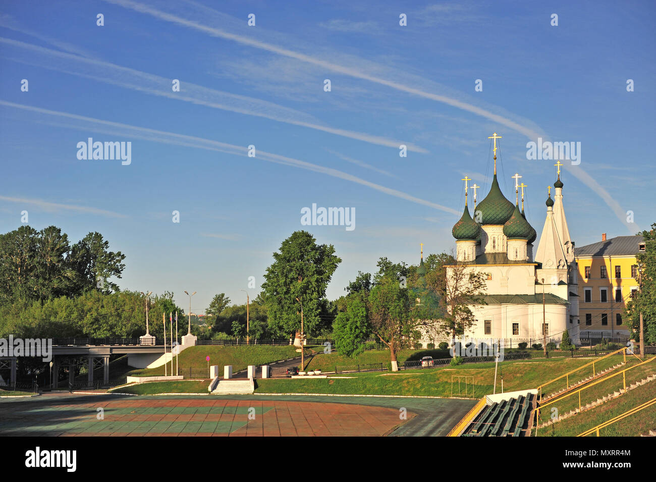 Old beautiful orthodox church, Yaroslavl city, Russia Stock Photo - Alamy