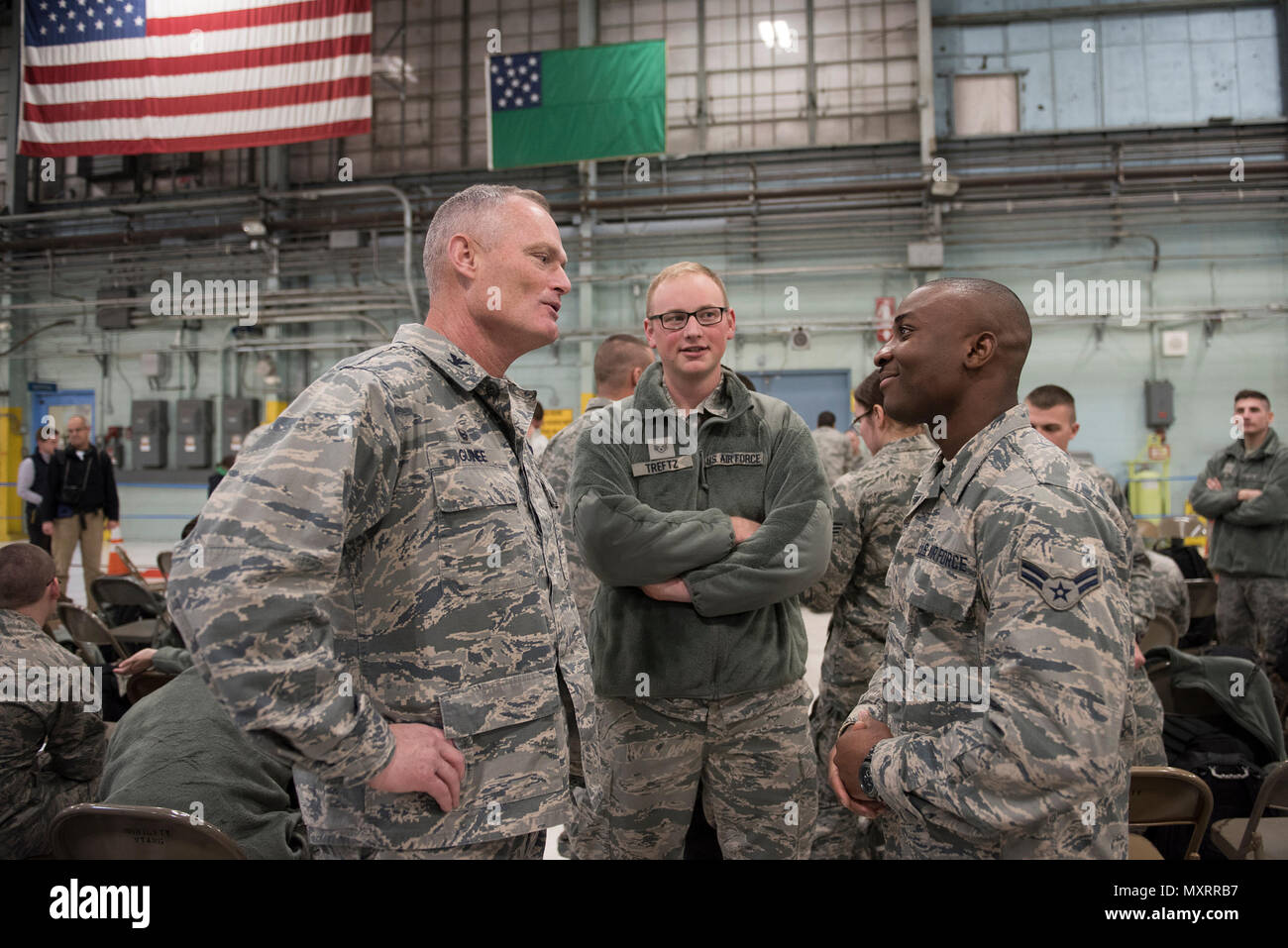 U.S. Air Force Col. Patrick Guinee, wing commander, 158th Fighter Wing ...