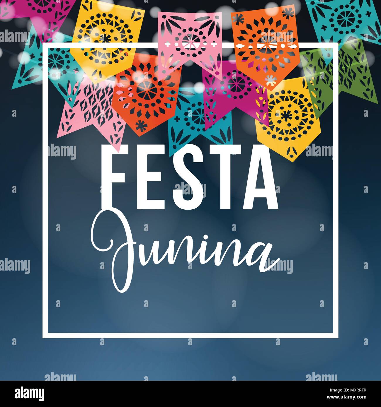 Brazilian june party, midsummer celebration or summer garden party ...