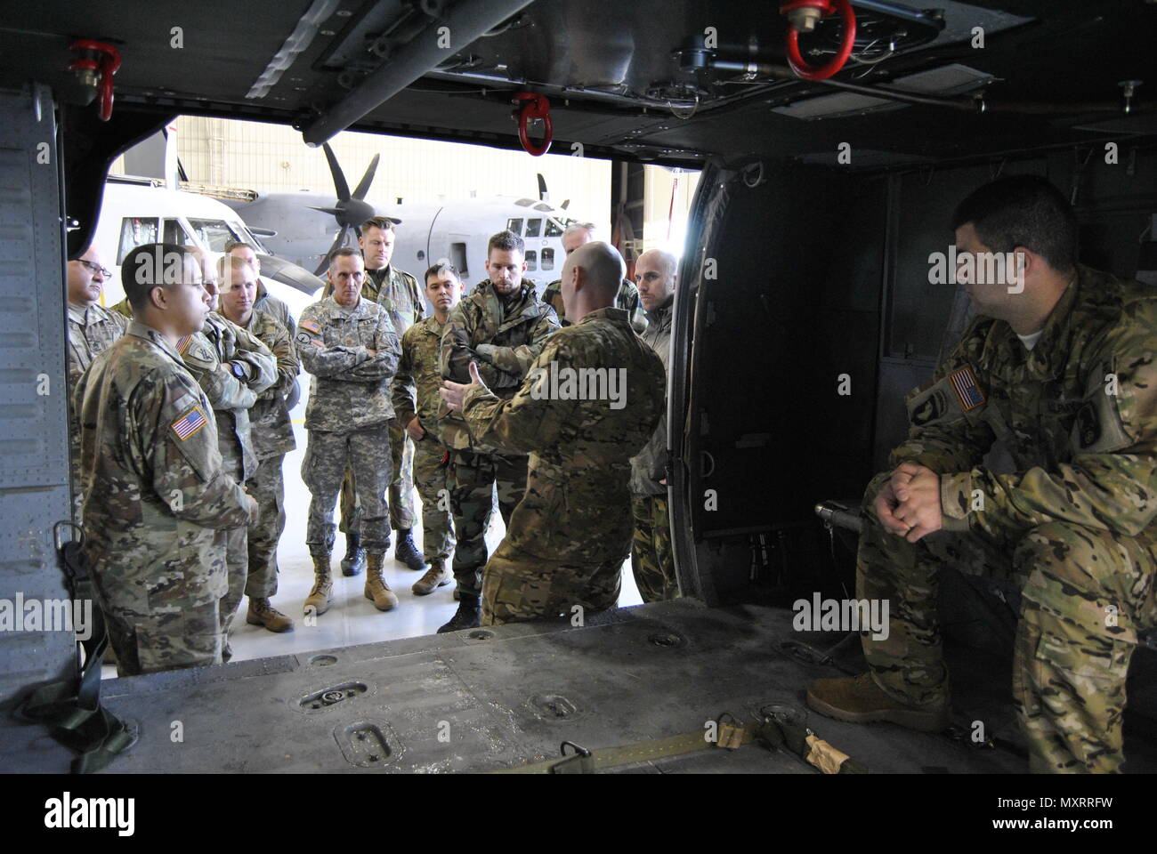 Paratroopers participate in jump master training, prior to Operation ...