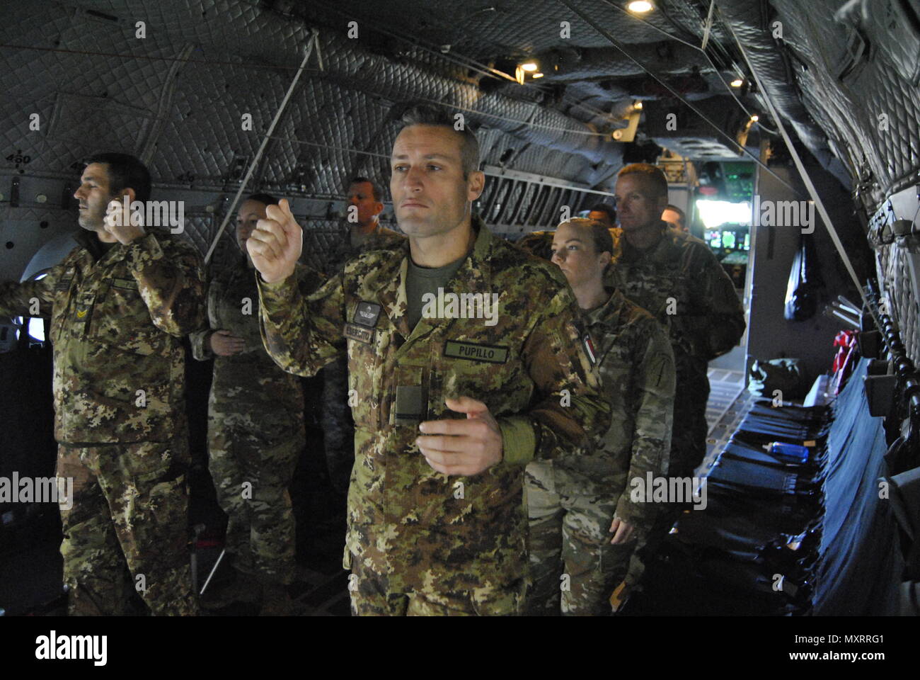 Paratroopers participate in jump master training, prior to Operation ...