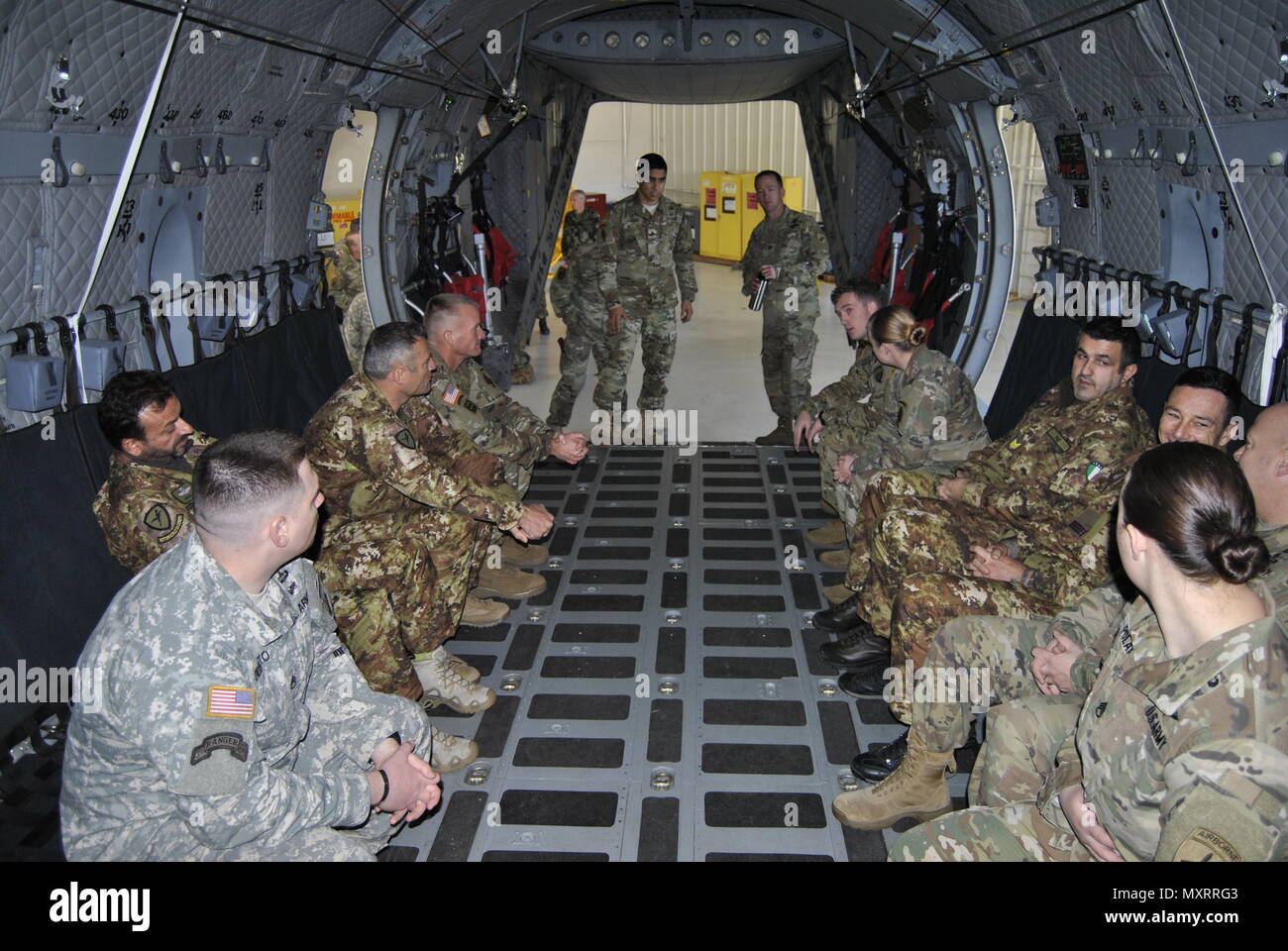 Paratroopers participate in jump master training, prior to Operation ...