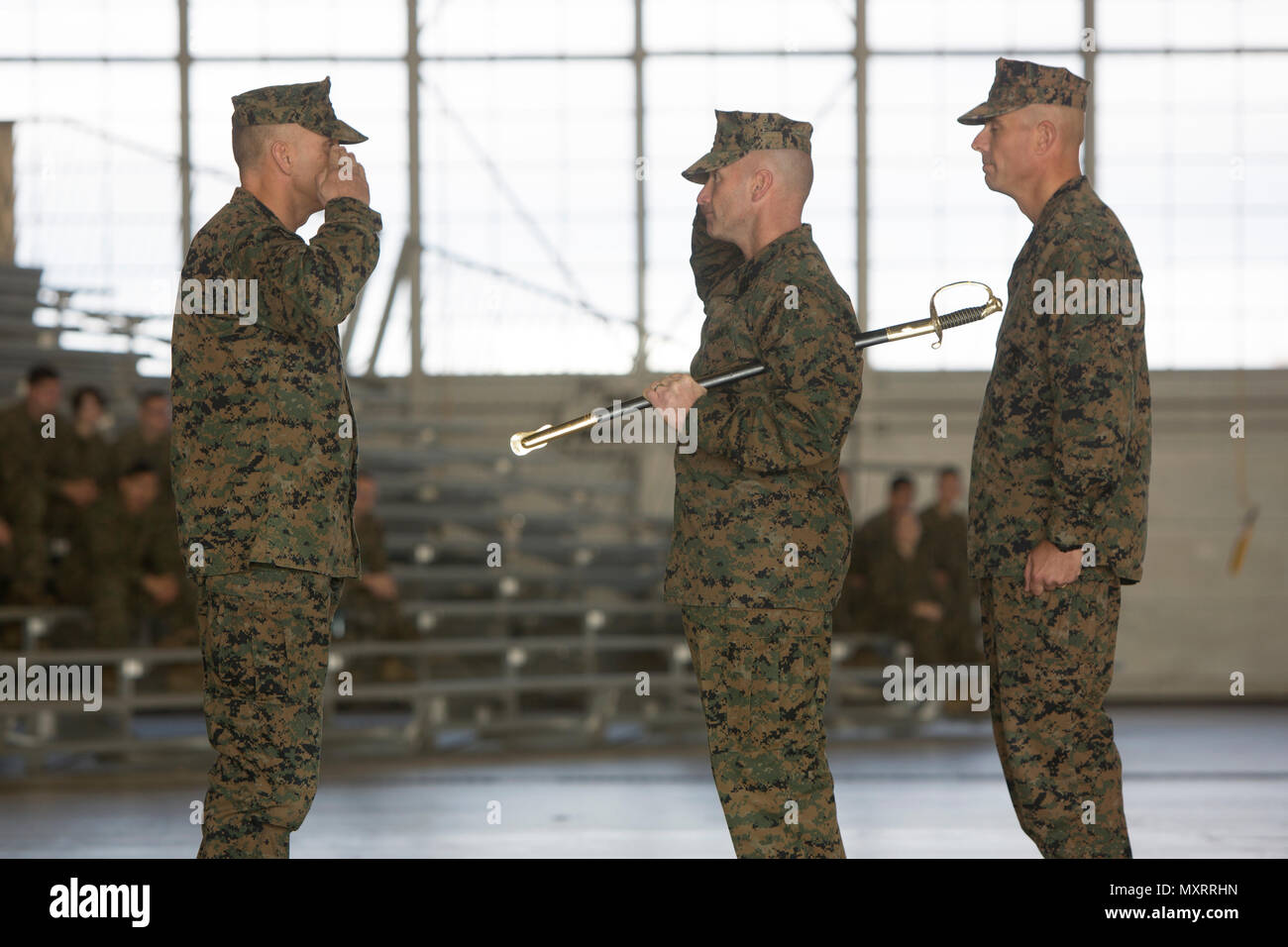 Sergeant major of 2d maw hi-res stock photography and images - Alamy