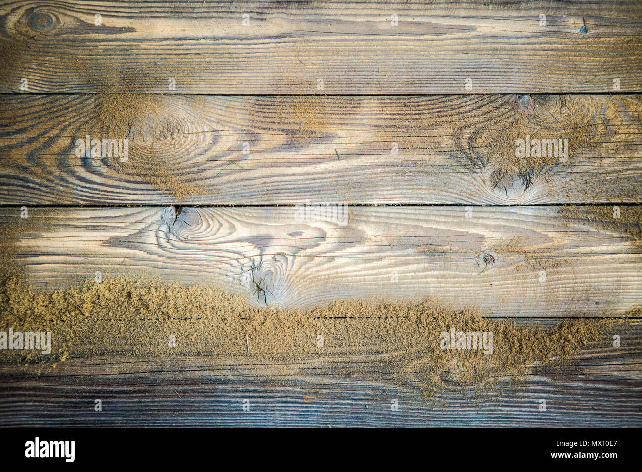 Brown wooden texture, board horizontally Stock Photo - Alamy