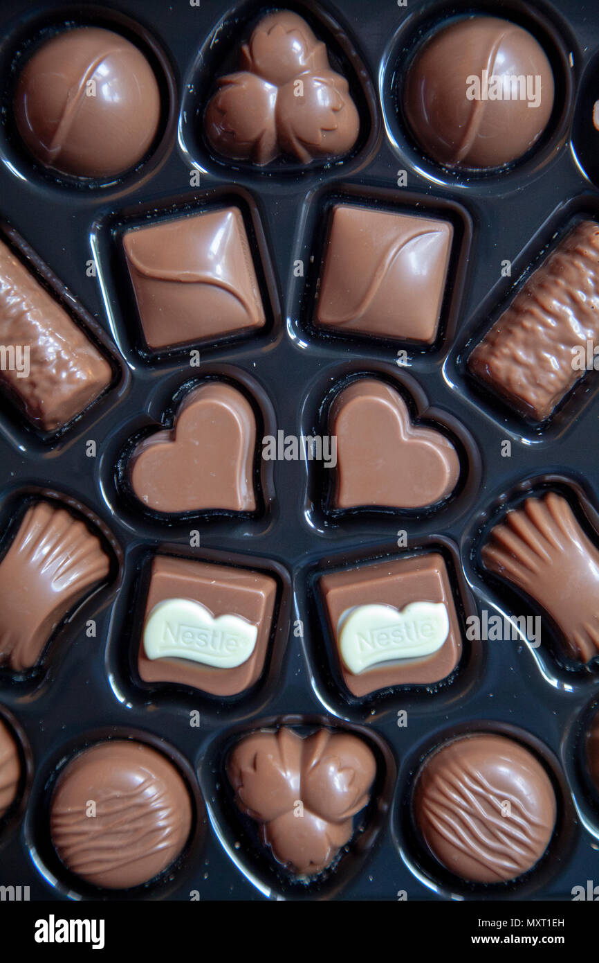 Nestle chocolate box hi-res stock photography and images - Alamy