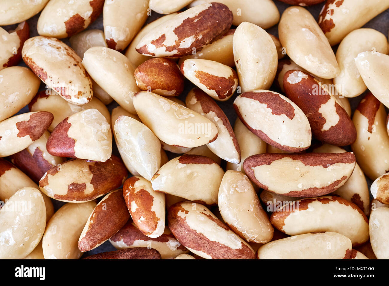 Close up picture of Brazil nuts, food background Stock Photo - Alamy