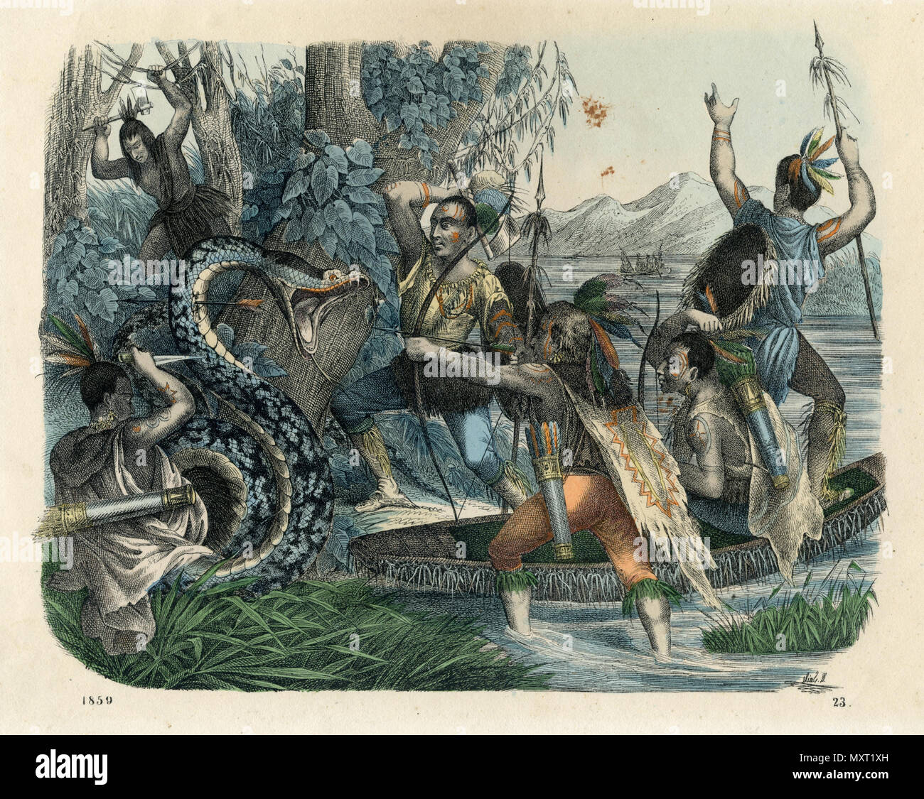 Indians hunting hi-res stock photography and images - Alamy