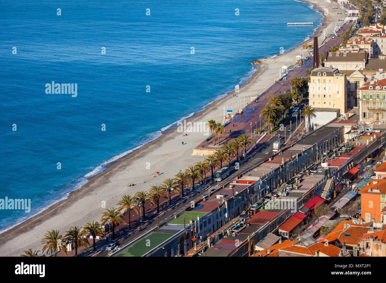Nice sea town promenade hi-res stock photography and images - Alamy
