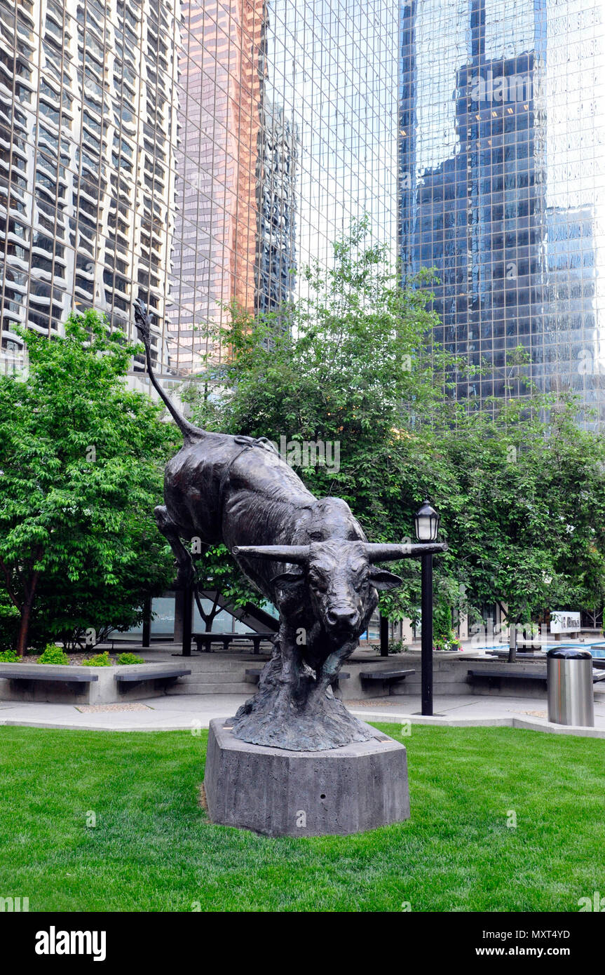 Outlaw, sculpted in bronze by artist RIchard Loffler, Fifth Avenue ...