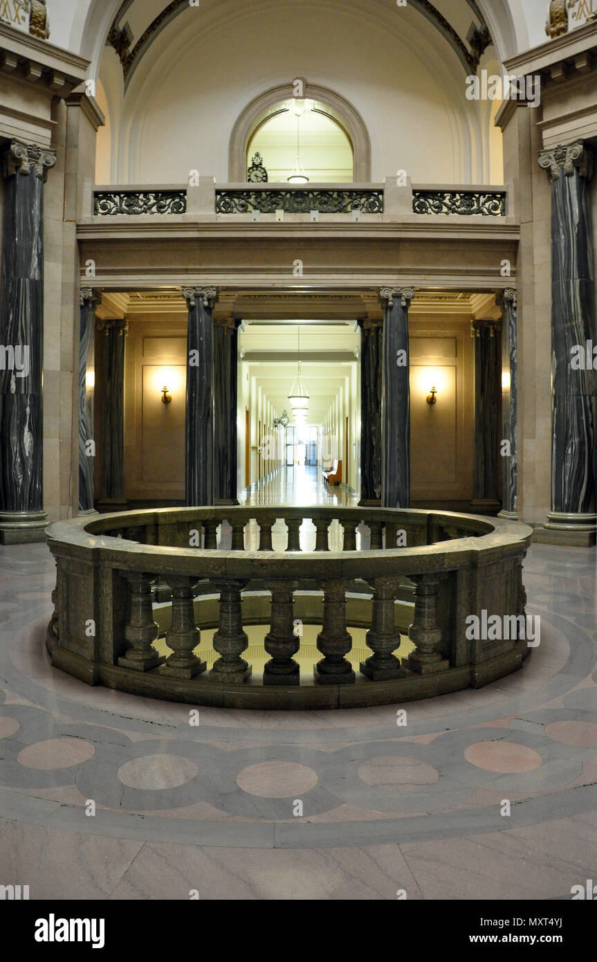 Rotunda in the Saskatchewan Legislative Building, Regina, Saskatchewan ...