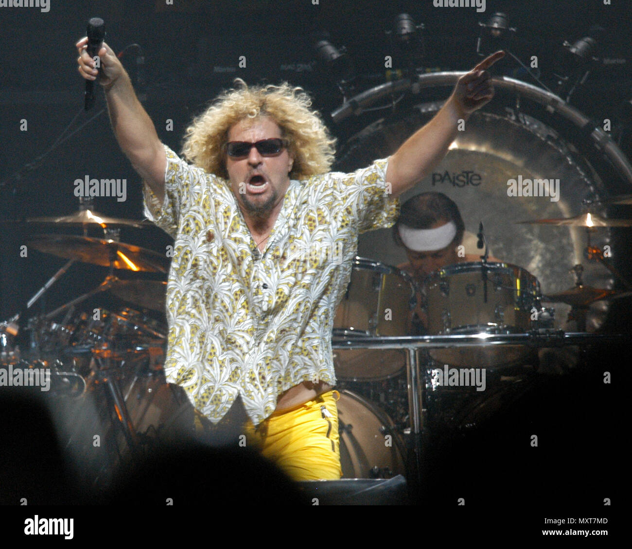 GREENSBORO, NC - June 11: Sammy Hagar performs at the first stop of the ...