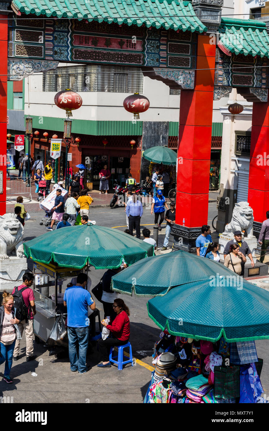 Chinatown in Lima city, Peru Stock Photo - Alamy