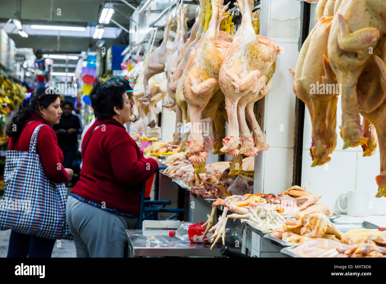Central market of Lima city. Peru Stock Photo - Alamy