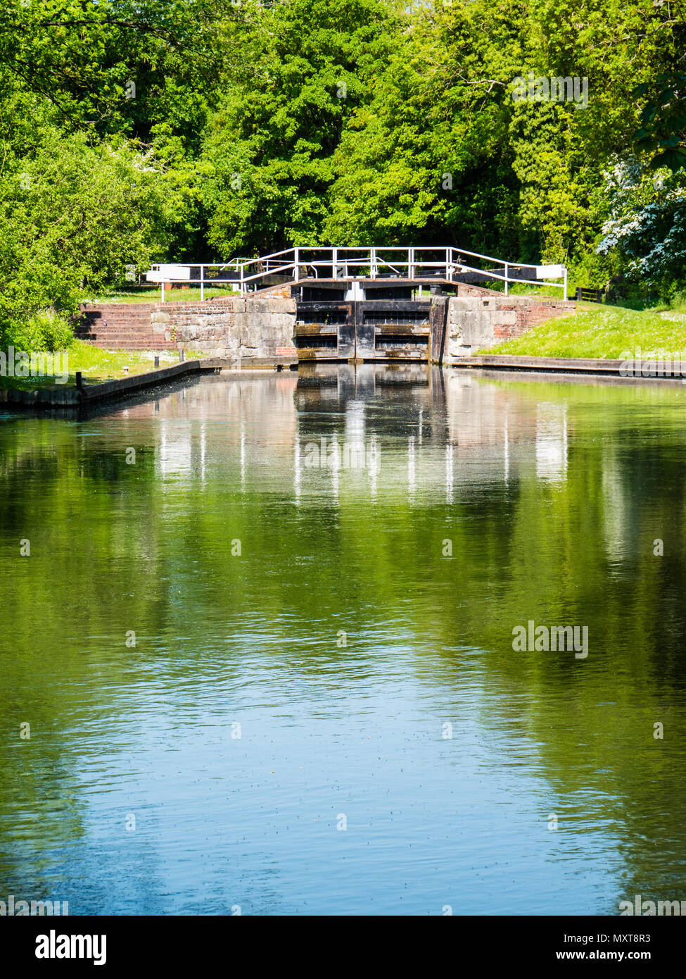 Bulls Lock, River Kennet, Newbury, Berkshire, England, UK, GB Stock ...