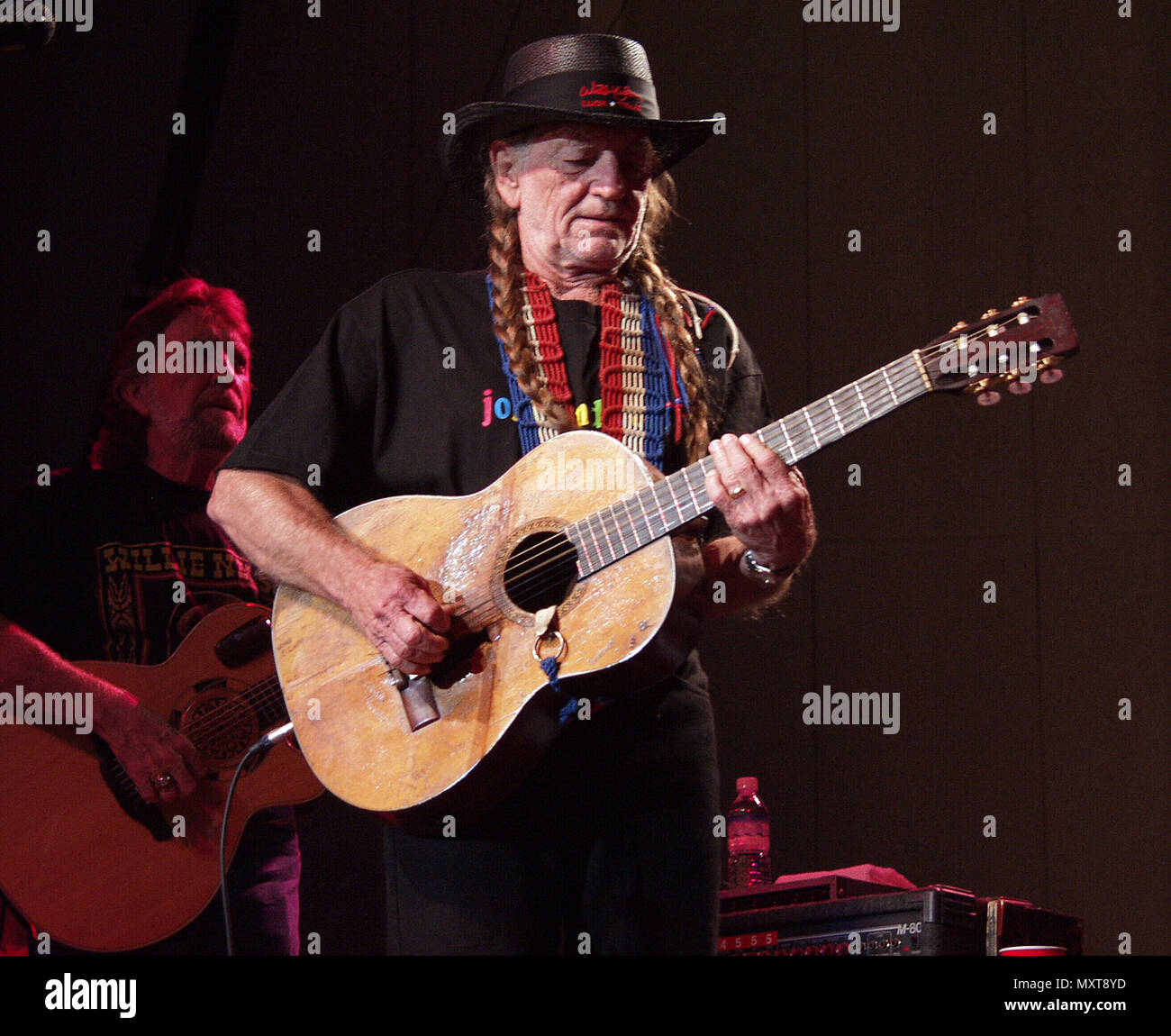 ATLANTA, GA - AUGUST 19: Jody Payne and Willie Nelson perform at ...