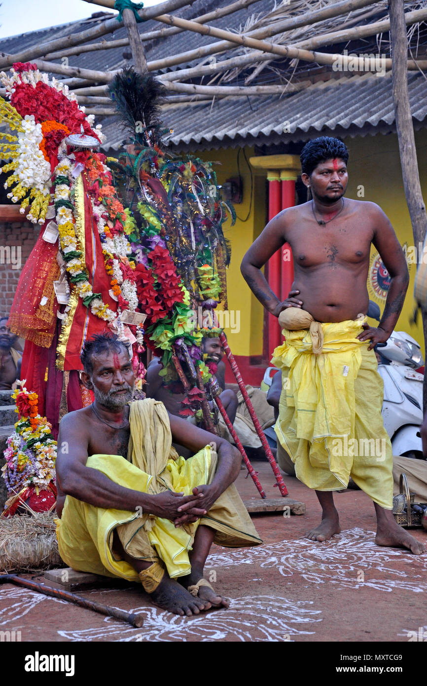 India, Orissa, Ganjam district, Danda Yatra rite Stock Photo - Alamy