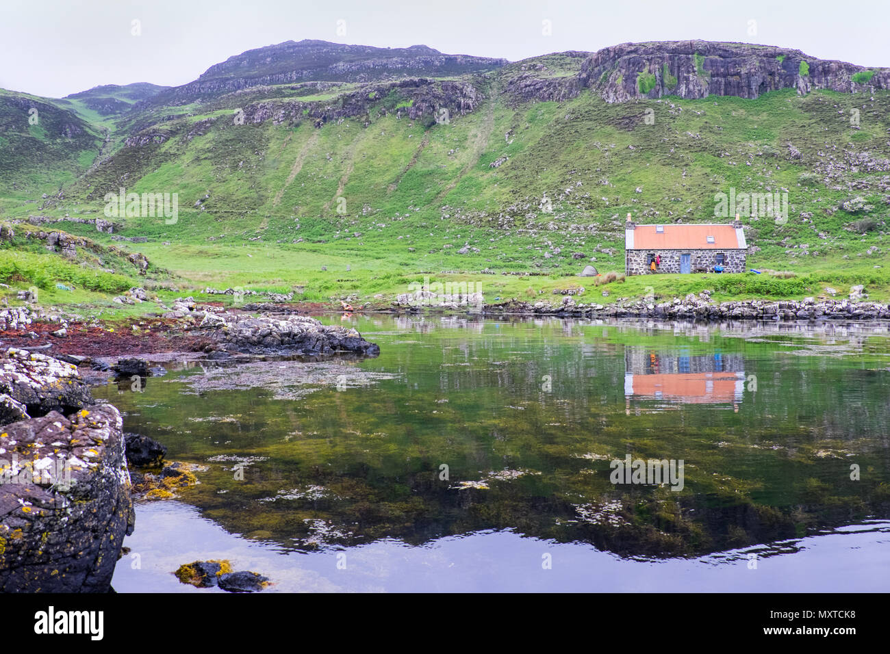 Remote cottage / bothy on The island of Ulva on the west coast of ...