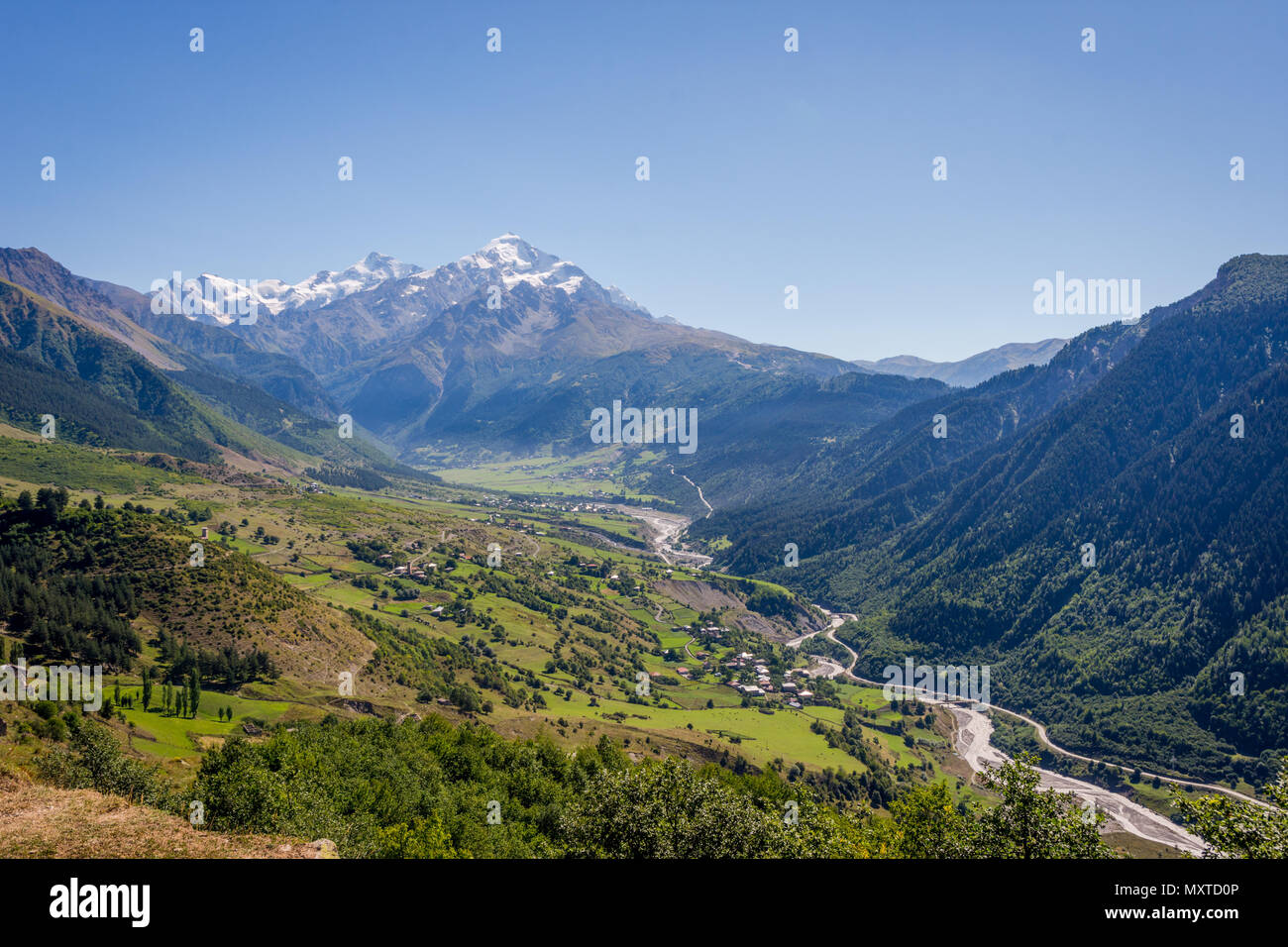 Mestia valley hi-res stock photography and images - Alamy