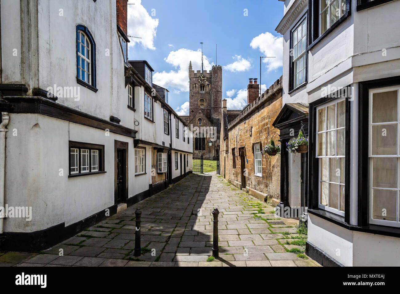 Medieval church of St Johns in Devizes, Wiltshire, UK taken on 10 May ...